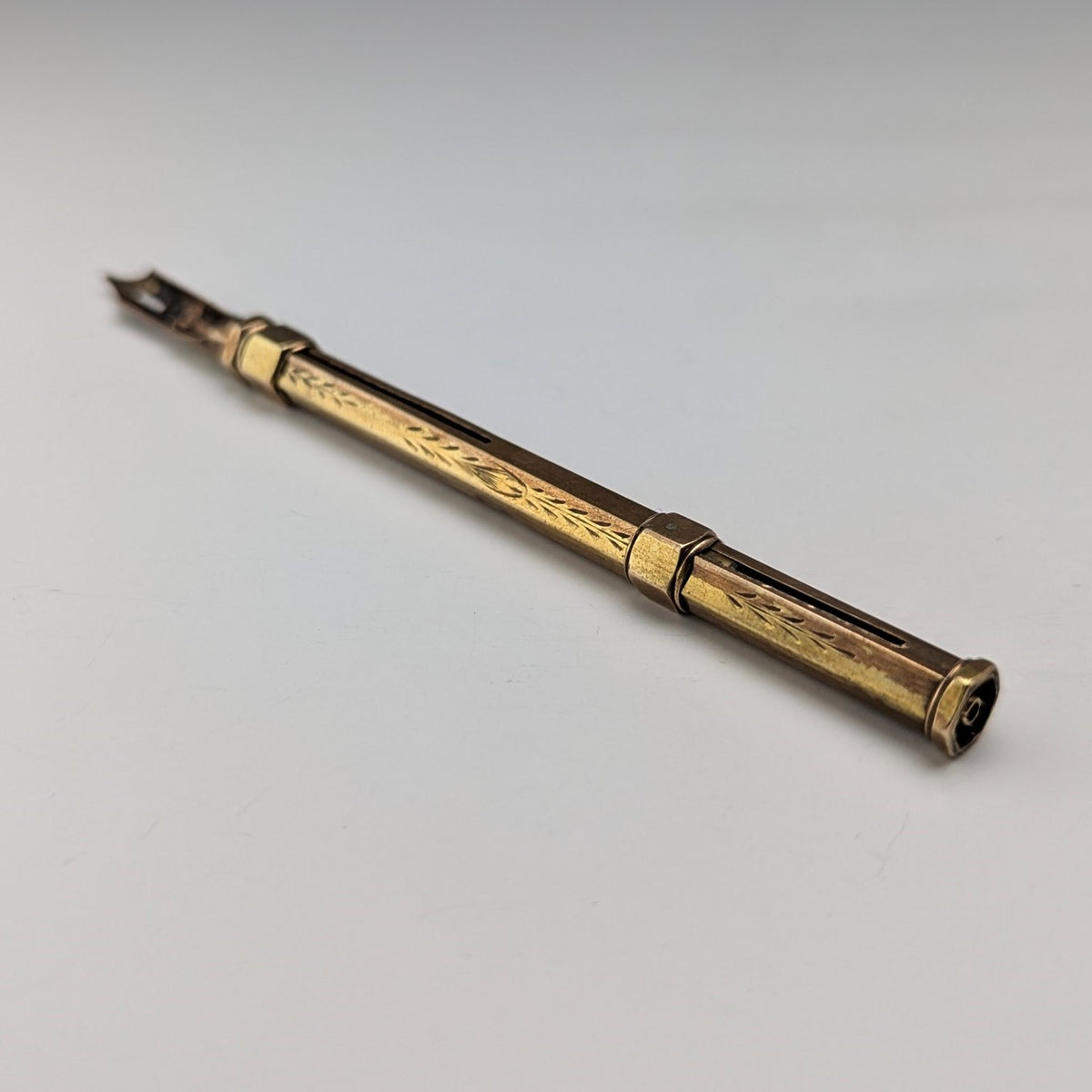 Circa 1900 Antique Gold-plated Retractable Pencil & Dip Pen – SILVER-LUG