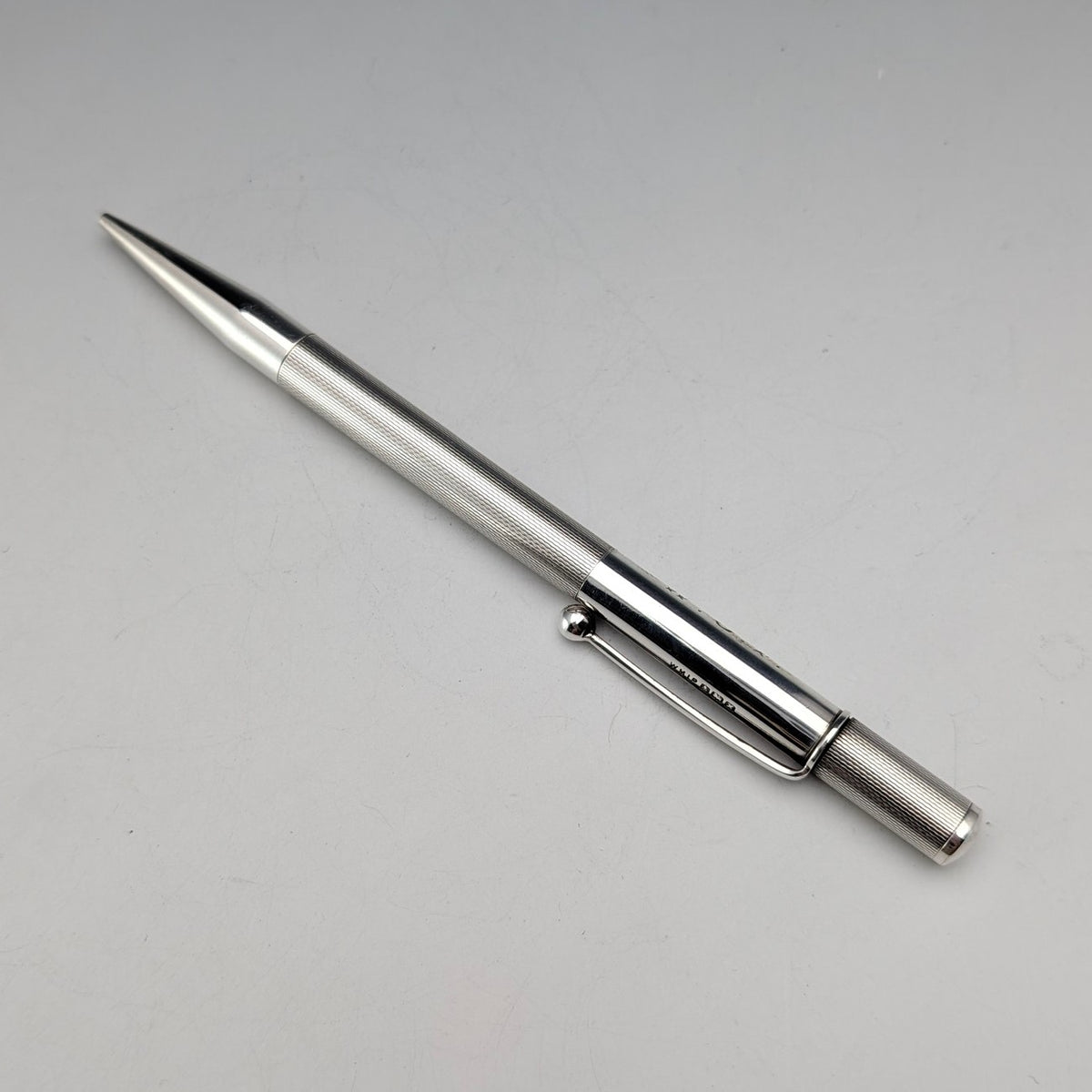 1947 British Vintage Sterling Silver Push-Pull Pencil William Manton ...
