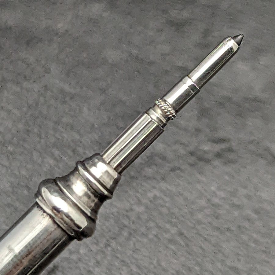 1892 British Antique Sterling Silver Magic Pencil Telescopic 63-140mm ...