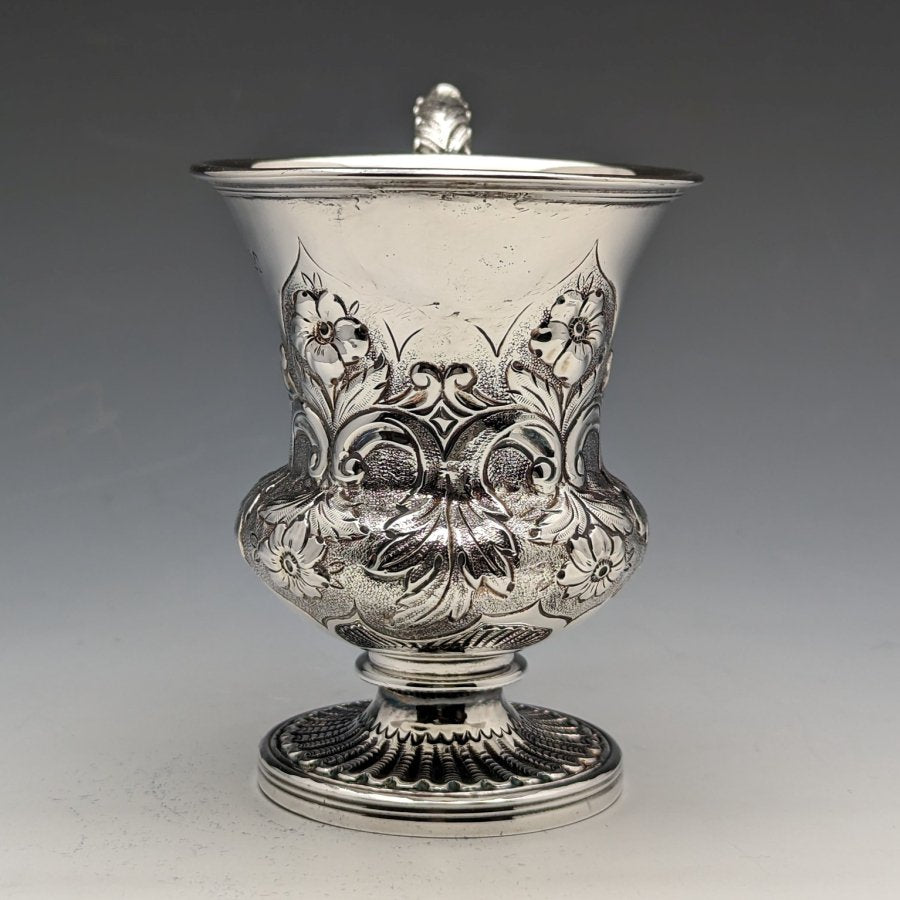 1836年 英国アンティーク 純銀製マグカップ 115g John James Keith – SILVER-LUG